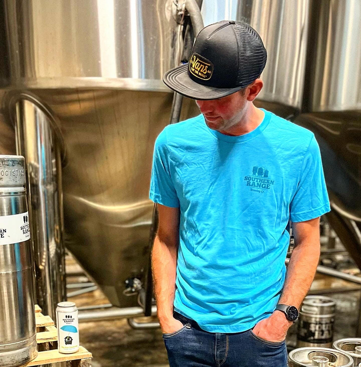 Blue Southern Range T-Shirt – Southern Range Brewing